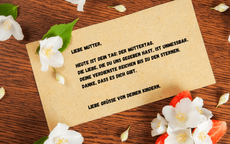 23 Texte für Muttertagskarten - finestwords